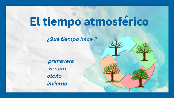 El Tiempo atmosférico - La clase de ELE