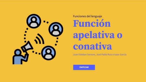Función apelativa o conativa