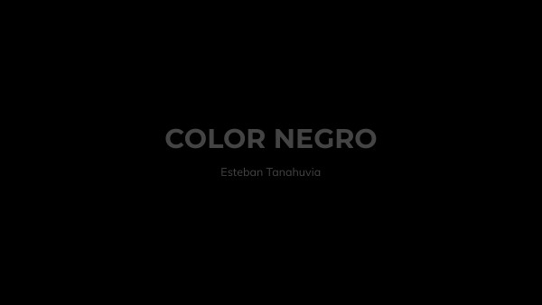 Color Negro
