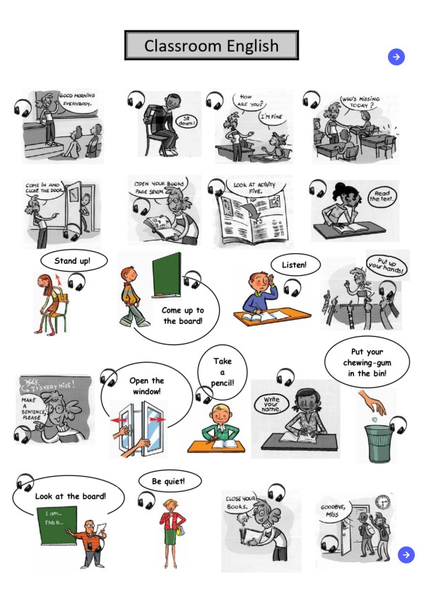 Examples Of Classroom English at Benjamin Bomar blog