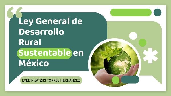 LEY GENERAL DE DESARROLLO RURAL SUSTENTABLE