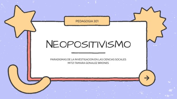 NEOPOSITIVISMO