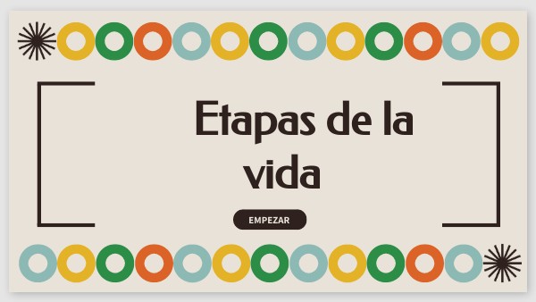 Etapas de la vida