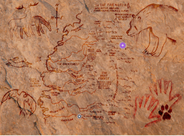 Wolf brother! Interactive map