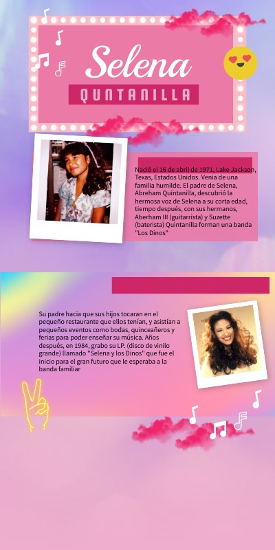 Biografía Selena Quintanilla