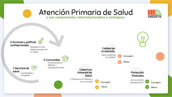 Mapa mental APS y sus componentes