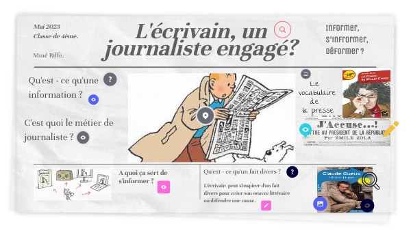 4ème Informer, s'informer, déformer