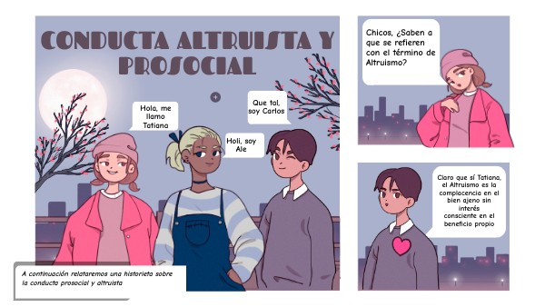 HISTORIETA CONDUCTA ALTRUISTA Y PROSOCIAL