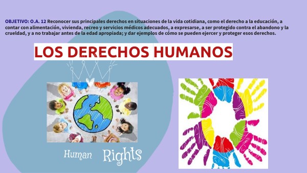 PRESENTACIÓN DDHH 5 básico