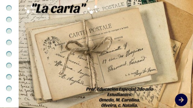 La carta.