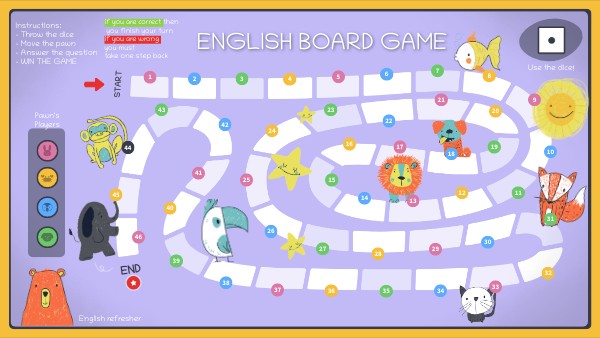 ENGLISH BOARD GAME