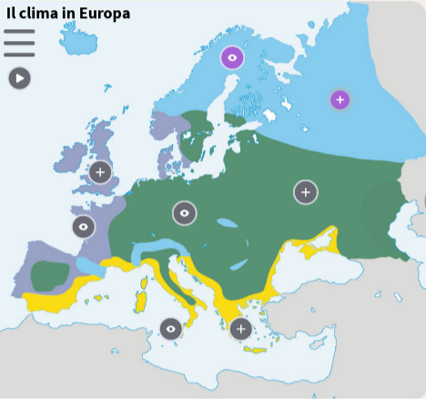 Regioni climatiche in Europa