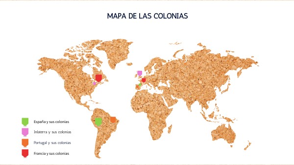 MAPA DE LAS COLONIAS