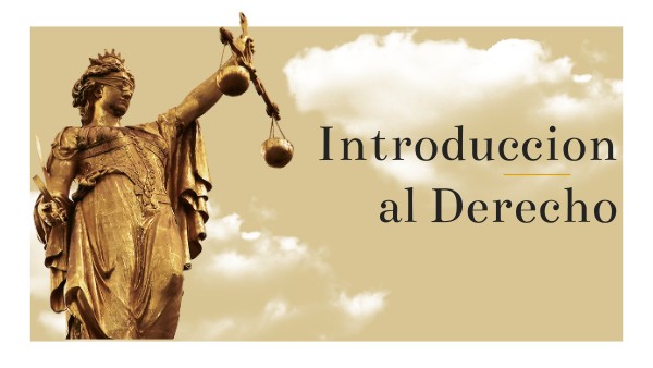 Introduccion de Derecho.