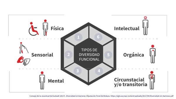 TIPOS DE DIVERSIDAD FUNCIONAL