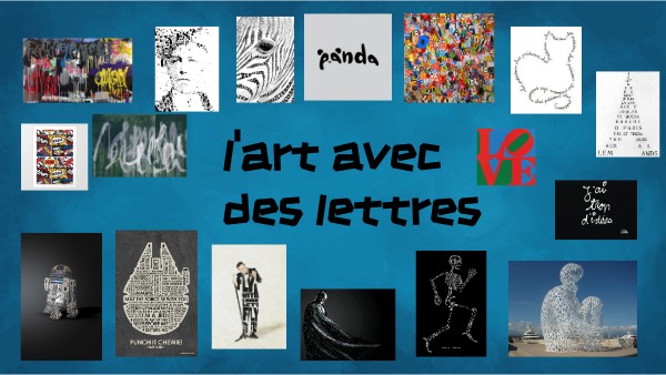 l'écriture dans l'art