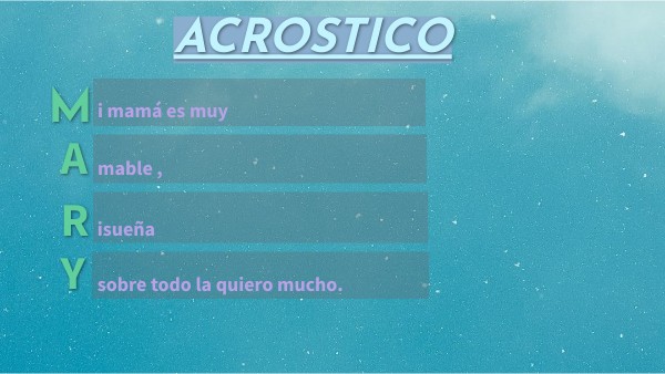 Acrostico