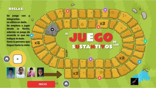 JUEGO DE LA OCA - SUSTANTIVOS