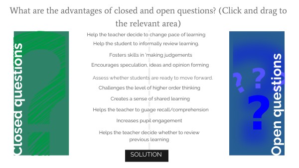 Advantages of closed and open questions