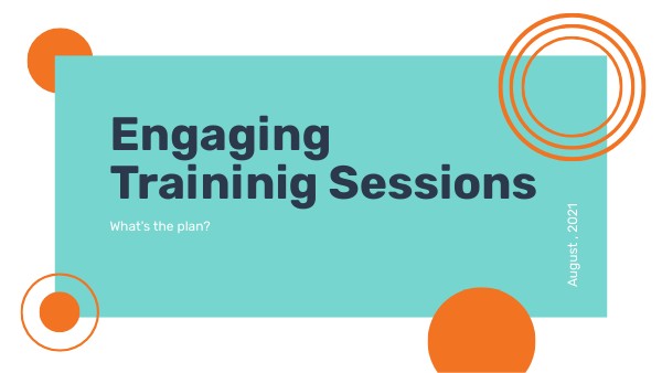 Training engagement plan