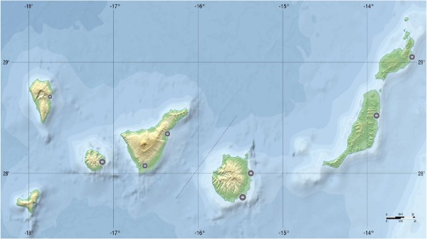 MAPA INTERACTIVO CENTRALES ELECTRICAS DE CANARIAS