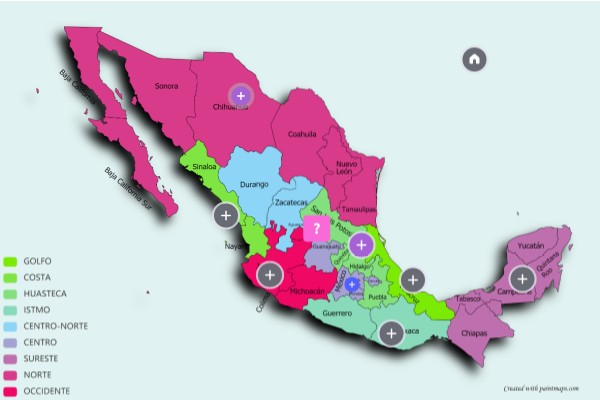 REGIONES CULTURALES DE MÉXICO