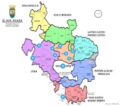 Mapa de Álava.
