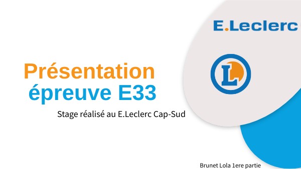 epreuve E33 partie 1