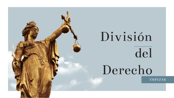 División del Derecho