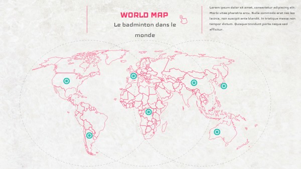 WORLD BADMINTON MAP