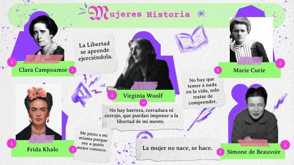 MUJERES HISTORIA