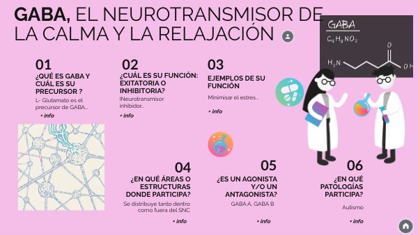 INFOGRAFÍA NEUROTRANSMISOR GABA