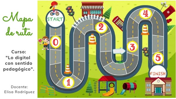 MAPA DE RUTA CURSO LO DIGITAL CON SENTIDO PEDAGÓGICO