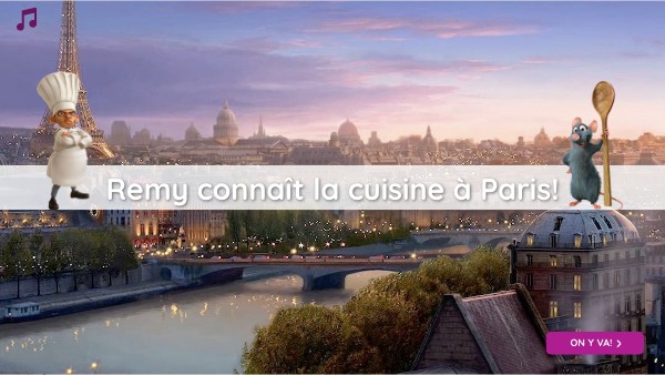 Remy connaît la cuisine à Paris!