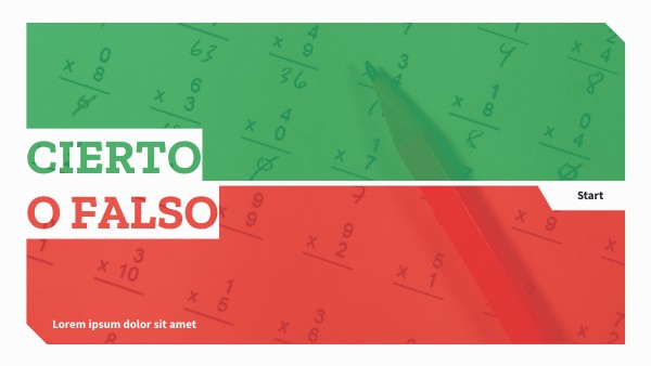 cierto o falso