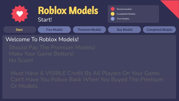 Roblox Models