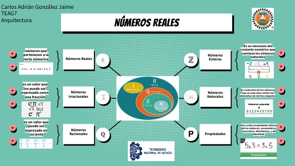 MAPA MENTAL Numeros reales