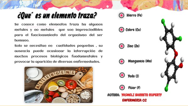 ¿QUÉ ES UN ELEMENTO TRAZA?