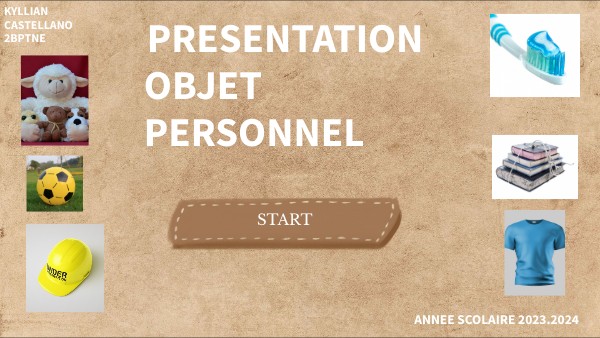 OBJET PERSONNEL