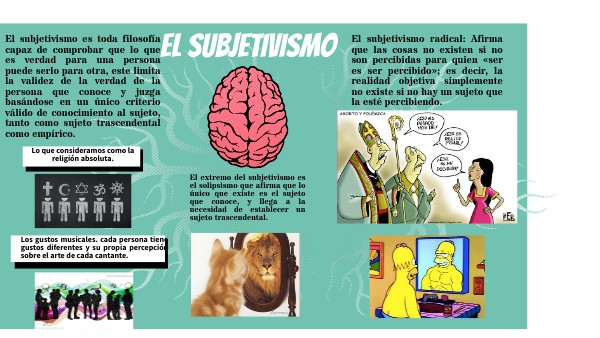 EL SUBJETIVISMO