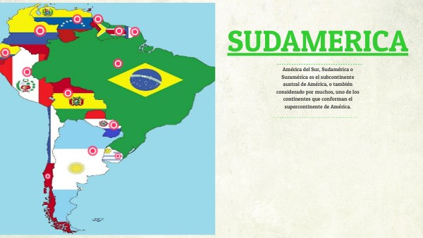 MAPA SUDAMERICA
