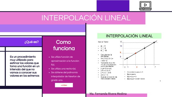 Interpolación lineal