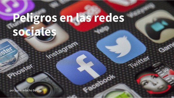 peligros en las redes sociales
