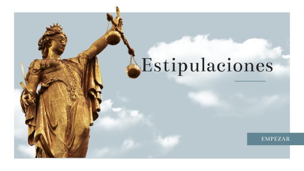 Estipulaciones