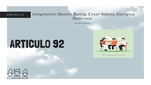 Articulo 92