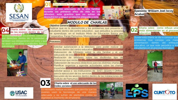 MODULO DE CHARLAS