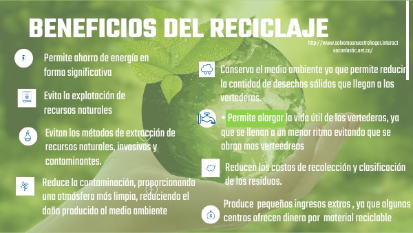 Beneficios del reciclaje