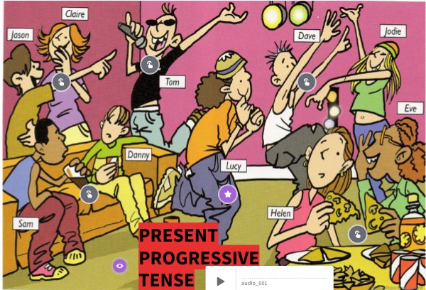 present progressive