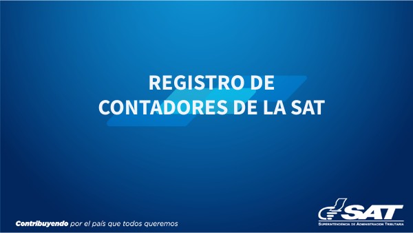 Registro de Contadores