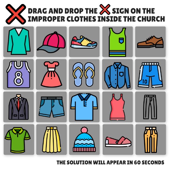 Copy - IMPROPER CLOTHES INSIDE THE CHURCH